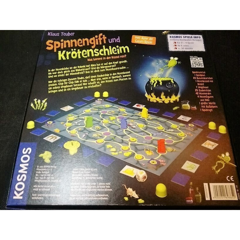 Comprar Spinnengift und Krötenschleim - Juego de mesa para niños