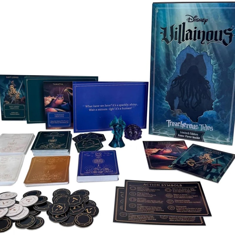 Comprar Disney Villainous: Treacherous Tides (castellano) - Expansión ...